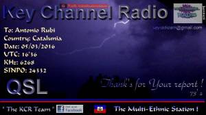 E-QSL de Key Channel Radio – El Radioescucha