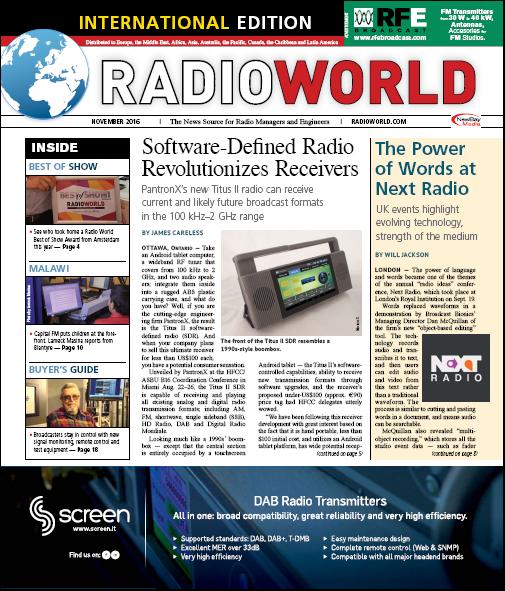 Ya está disponible Radio World – El Radioescucha