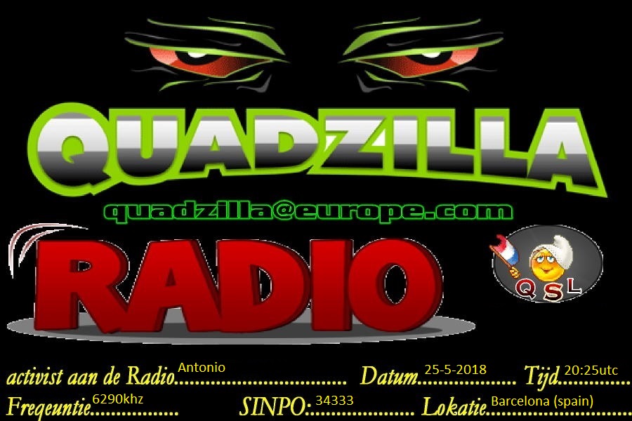 Recibida E-QSL de Radio Quadzilla – El Radioescucha