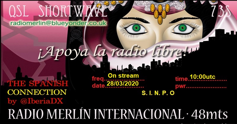 Recibida E-QSL Especial de Radio Merlin – Spanish Connection – El ...
