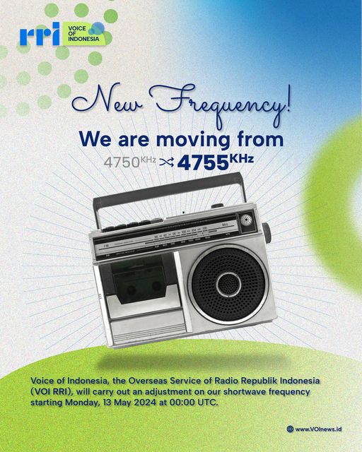 La Voz de Indonesia anuncia nueva Frecuencia – El Radioescucha