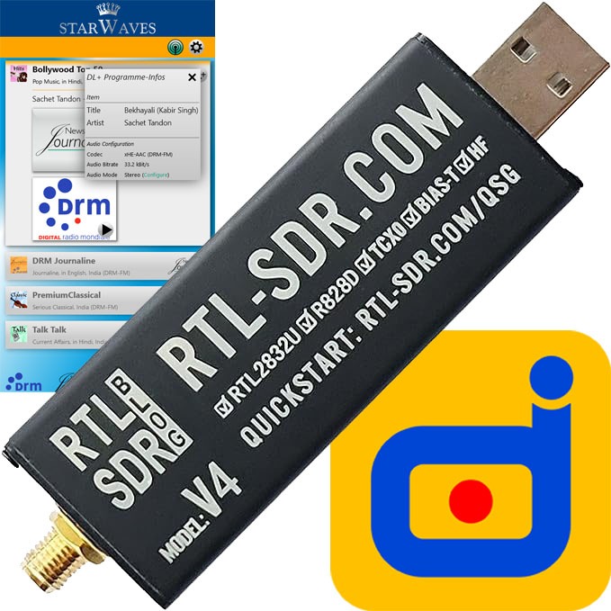 Actualización de la aplicación STARWAVES DRM SoftRadio 1.5.1 con ...